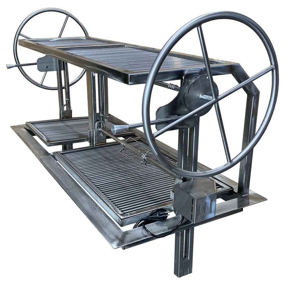 Stainless Argentinian Grill Insert - Dual Crank Frame – JD Fabrications Inc